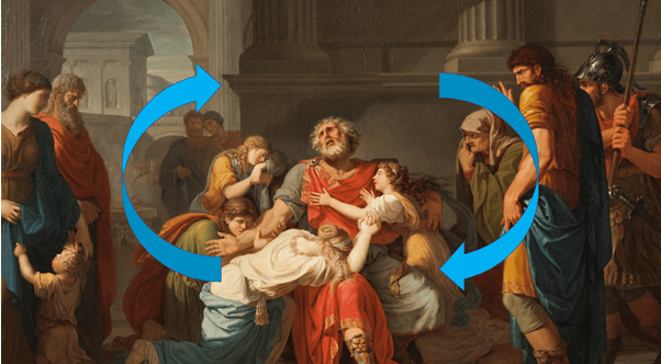 Oedipus on his Life's Path – Antigone