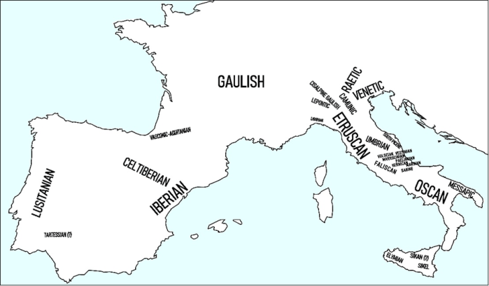 What Did Palaeo-European Peoples Write? Local Languages of the Western ...