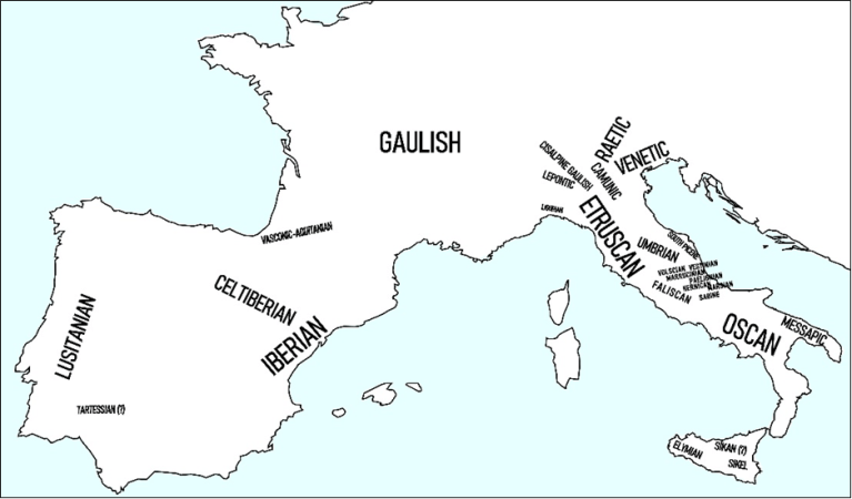 What Did Palaeo-European Peoples Write? Local Languages of the Western ...