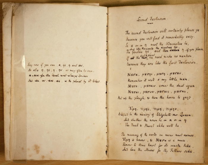 Robert Southey and Rhyming Greek Grammar – Antigone