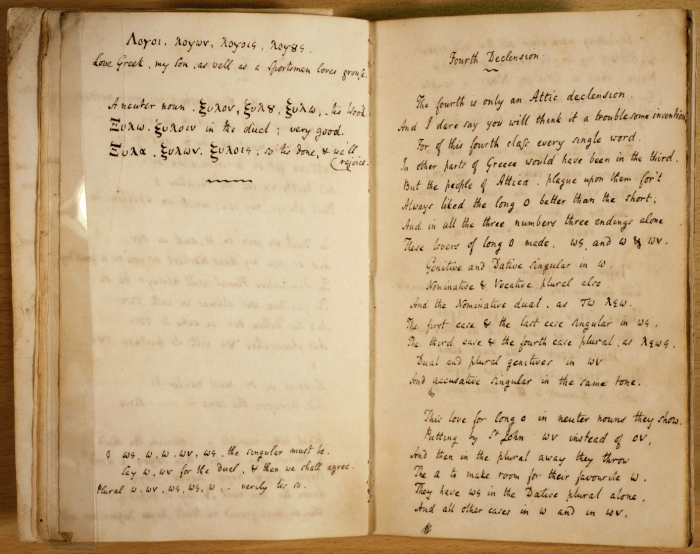 Robert Southey and Rhyming Greek Grammar – Antigone