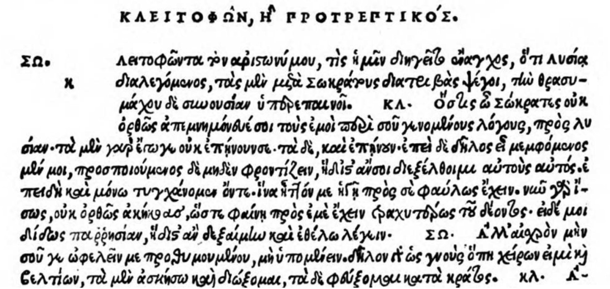 Philosophy and "Scientific" Tyranny in Plato's Clitophon – Antigone
